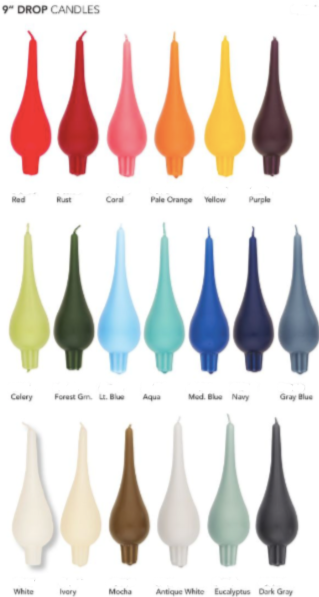 Danish 9" Drop Candles – ScanSpecialties